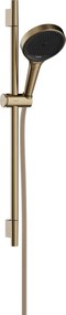 Hansgrohe Rainfinity, sprchová sada 130 3jet s tyčí S Puro 65 cm, kartáčovaný bronz, HAN-28745140