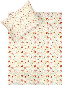Bavlněné povlečení do postýlky Motýl zelené Velikost: 95 x 130 + 45 x 65