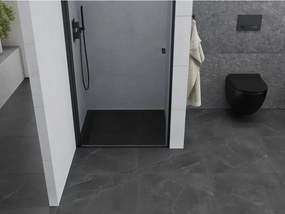 Mexen Pretoria sprchové dveře otočné 80 cm, transparentní, černé - 852-080-000-70-00
