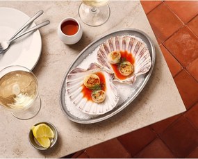 Servírovací tác z nerezové oceli 18,5x30 cm Serve – BonBistro