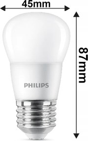 SADA 3x LED žárovka Philips E27 5W 470lm 2700K EyeComfort CorePro P45