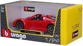 Bburago Plus Porsche 918 Spyder Red / měřítko 1:24