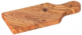 Prkénko z olivového dřeva s rukojetí | 23 cm