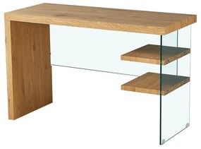 Konzolový/psací stolek, dub, ENRIK