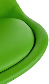 Bhm germany Jídelní židle Sofia I, syntetická kůže, zelená