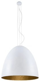 Designové závěsné svítidlo EGG Nowodvorski Barva: Bílo - měděná, Velikost: XL- ⌀  75cm