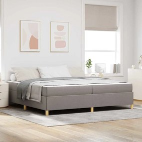 Rám postele Taupe 200 x 200 cm textil 3398966