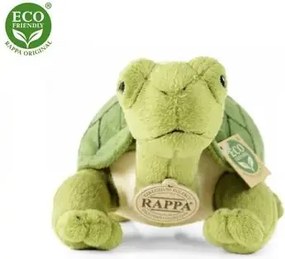 RAPPA Plyšová želva Agáta zelená 25 cm / ECO-FRIENDLY / od 0 měsíců