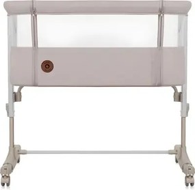 LIONELO Postýlka Aurora 3v1 Beige Cappuccino / Kovový rám / 4 kolečka