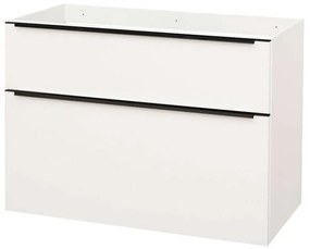 Mereo Mereo, Mailo, koupelnová skříňka 101 cm, černé madlo, CN512SB