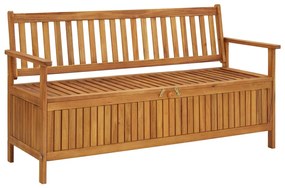 Zahradní úložná lavice 148 cm masivní akáciové dřevo,  310280