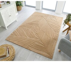 Flair Rugs koberce Kusový koberec Solace Lino Leaf Stone Rozměry koberců: 160x230