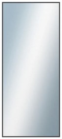 DANTIK - Zarámované zrcadlo - rozměr s rámem cca 60x140 cm z lišty Hliník černá | P03-021 (7003021)