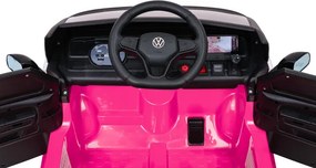 Elektrické autíčko Volkswagen ID BUZZ růžové