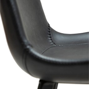 Černá barová židle (výška sedáku 74,5 cm) Hype – DAN-FORM Denmark
