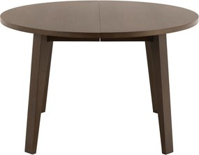 Kulatý rozkládací jídelní stůl s přídavnou deskou v dekoru dubu ø 120 cm A-Line – Actona