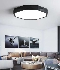 Toolight - Stropní svítidlo Diamond 50cm E27 5x60W APP863-C, černá, OSW-08959