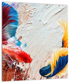 Obraz - Ryby bojovnice (30x30 cm)