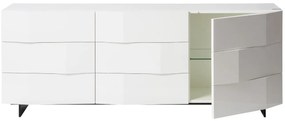 Bílá komoda Marco Barotti Linea Diamond 180 x 45 cm