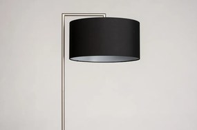 Stojací designová lampa Pallas Black Steel