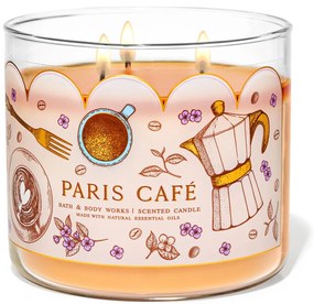 Bath & Body Works PARIS CAFÉ vonná svíčka 411g