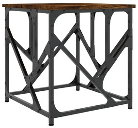 Konferenční stolek kouřový dub 45x45x47,5 cm kompozitní dřevo - Default Title