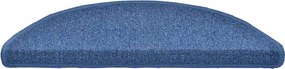 Schodové rohože 20 ks 56 x 17 x 3 cm modré, půlkulaté 3365788
