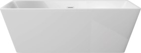 Deante Hiacynt, volně stojící akrylátová vana 160x75cm, bílá, KDH_016W