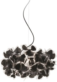 Slamp Clizia Mama Non Mama black, designové svítidlo s černým kabelem, 2x12W E27, prům. 53cm