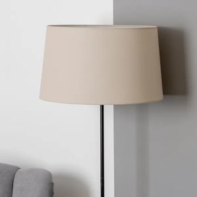 Brilagi - LED Stojací lampa CERIA 1xE27/40W/230V pr. 45 cm béžová/černá