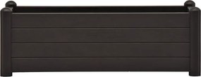 Vyvýšený záhon PP antracitový 100 x 43 x 35 cm 313977