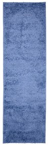 Kusový koberec shaggy Parba modrý atyp 80x300cm