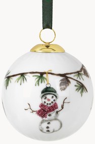 Ručně vyrobená vánoční ozdoba z porcelánu Hammershøi