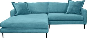 XXXLutz ROHOVÁ SEDAČKA, textil, světle modrá P & B - Sedací soupravy - 002330003415