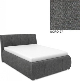 Dřevona - Elitte Čalouněná postel AVA EAMON UP 160x200, s úložným prostorem, SORO 97