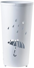 Kovový stojan na deštníky Cedric White Rain, 45,5x24 cm