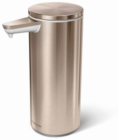 Bezdotykový dávkovač mýdla Simplehuman – 266 ml, Rose Gold ocel, dobíjecí