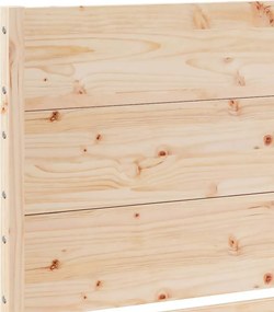 Prodloužený rám postele bez matrace 90 x 220 cm masivní dřevo 3309281