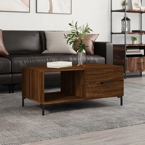 vidaXL Konferenční stolek 90 x 50 x 40 cm kompozitní dřevo [829216] Barva: hnědý dub