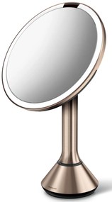 Kosmetické zrcátko Simplehuman Sensor Touch, DUAL LED osvětlení, 5x, dobíjecí, Rose Gold