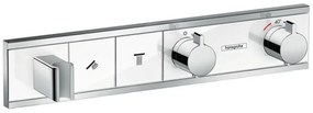 Hansgrohe RainSelect, termostatická sprchová baterie pod omítku, na 2 výstupy, bílá/chromová, 15355400