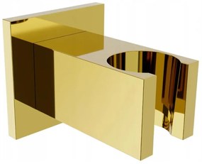 Mexen příslušenství - podomítkový 1-bodový ruční sprchový set R-02, zlatá, 785006050-50