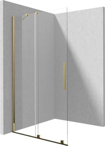 Deante Sprchová zástěna Walk-in Prizma, posuvná - KTJ Z32R 120 cm, zlatá