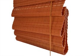 Vingo Bambusová římská roleta oranžová Šířka x délka: 90x150