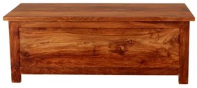 Indický nábytek - Truhlice Kali 120x45x45 z indického masivu palisandr Světle medová