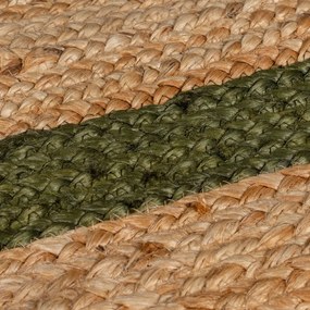 Tmavě zelený/v přírodní barvě ručně tkaný jutový koberec 200x290 cm Grace Green – Flair Rugs