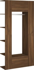 vidaXL Skříňky do předsíně 2 ks kompozitní dřevo [3082038] Barva: hnědý dub
