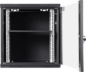 Síťová serverová skříň pro montáž na stěnu 12U, hloubka 39,4 cm – W26412