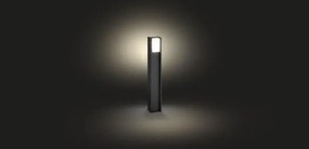 PH 16474/93/P0 Hue White venkovní sloupkové svítidlo Philips Turaco 16474/93/P0 antracitové, 2700K, 80cm - PHILIPS HUE (915003761602)