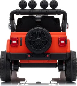 LEAN Toys Oranžové vozidlo na akumulátor DK-JWR558